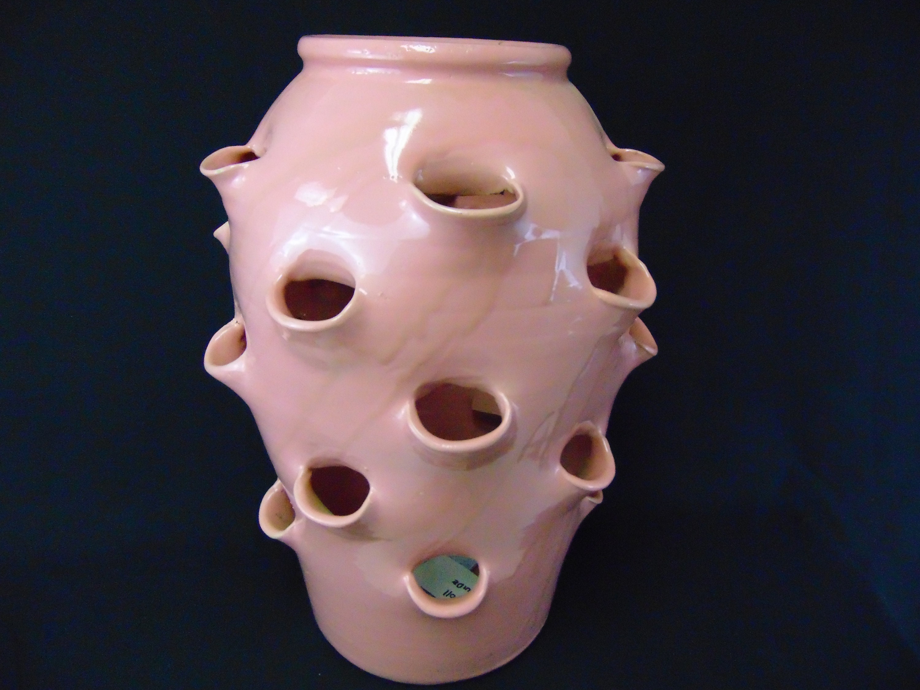 Large Vintage Pink Ceramic Strawberry Floor Pot 25'' - Etsy