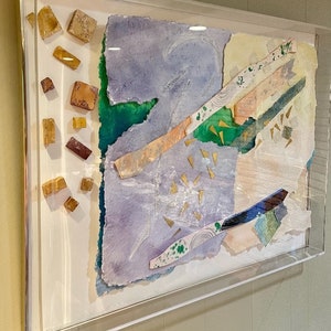 Acrylic Shadow Box Dimensional Found Art Abstract Original - Etsy