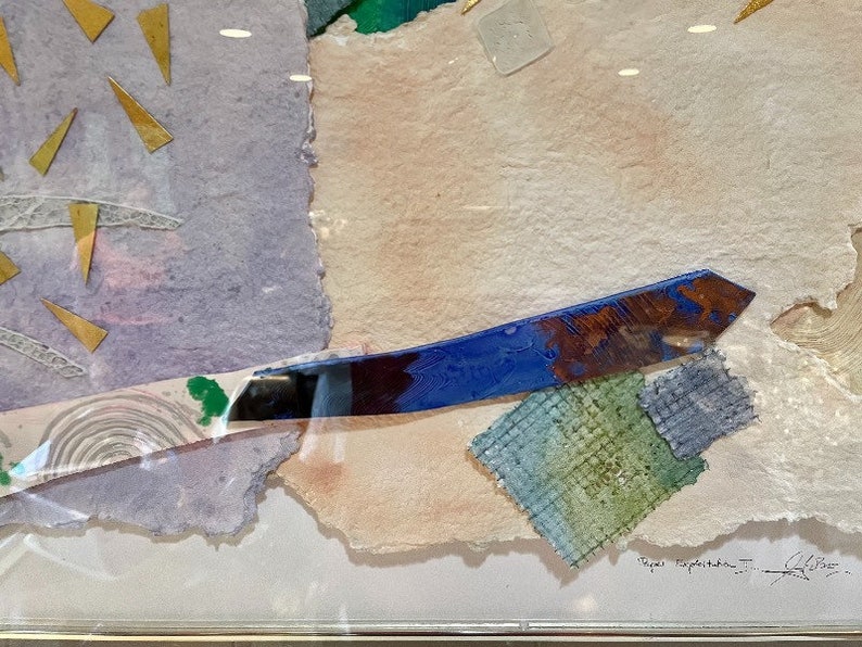 Acrylic Shadow Box Dimensional Found Art Abstract Original - Etsy