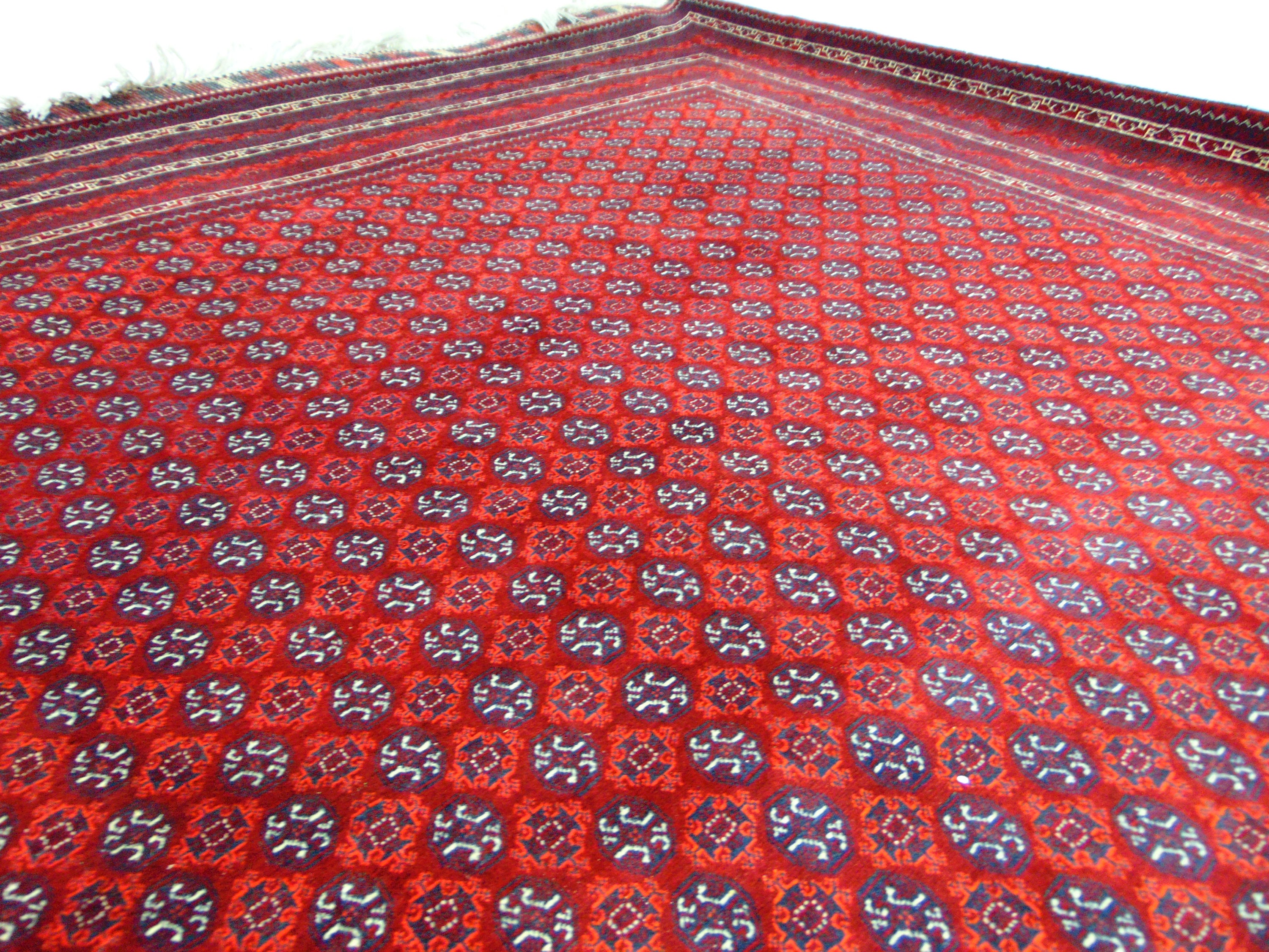 Vintage Handmade Persian Gorgeous Deep Red Area Rug 7X10 - Etsy