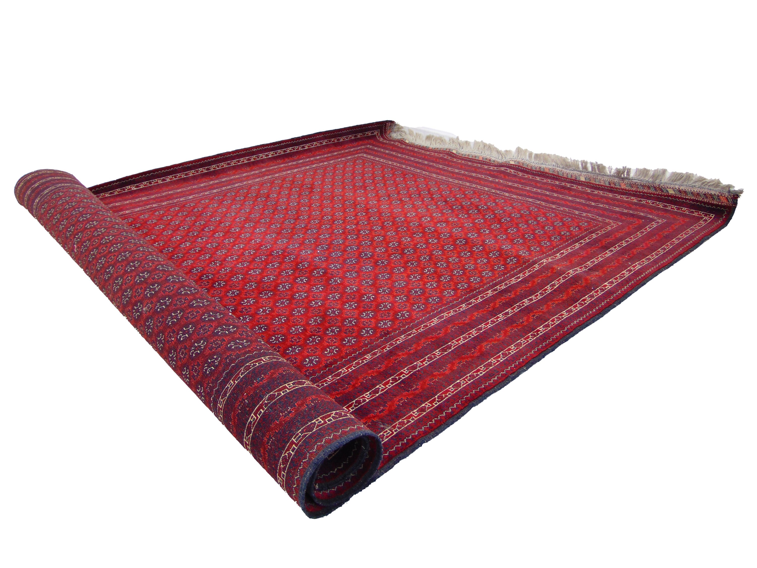 Vintage Handmade Persian Gorgeous Deep Red Area Rug 7X10 - Etsy