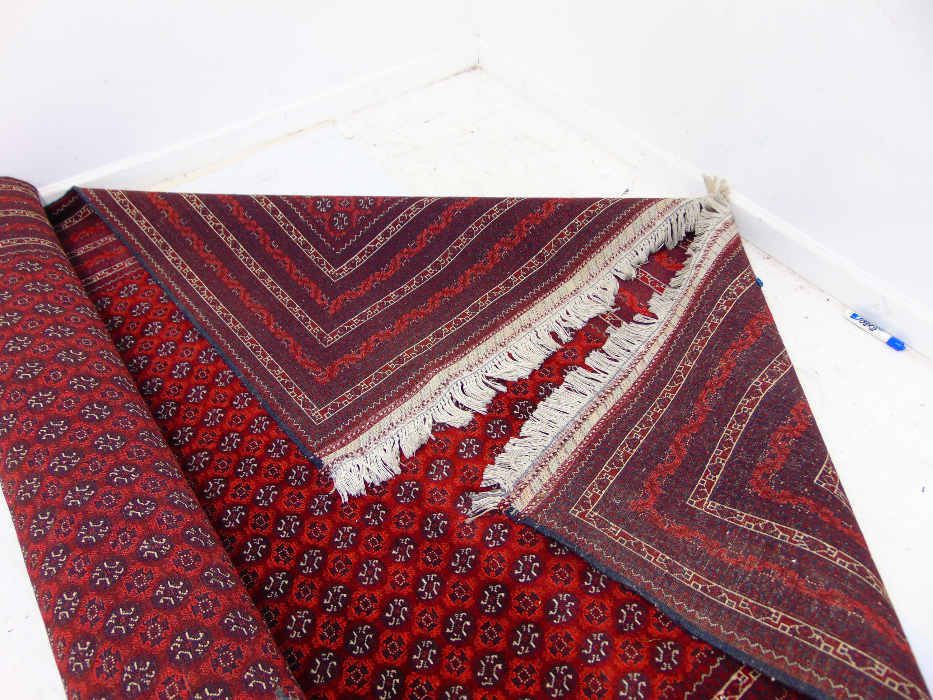 Vintage Handmade Persian Gorgeous Deep Red Area Rug 7X10 - Etsy