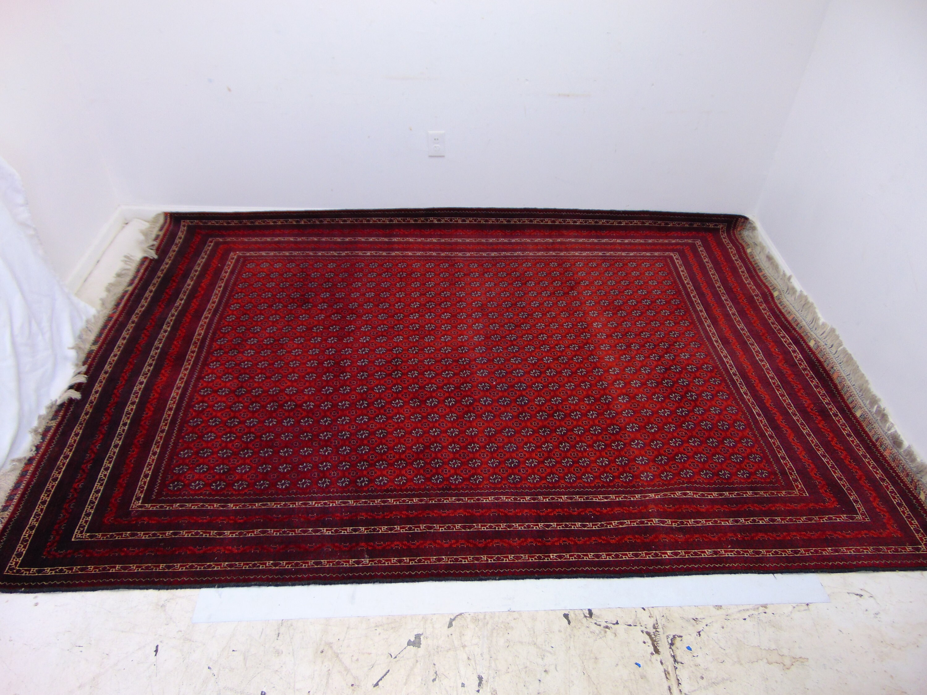 Vintage Handmade Persian Gorgeous Deep Red Area Rug 7X10 - Etsy