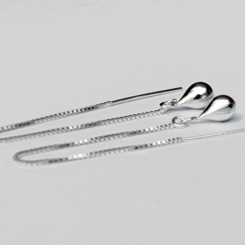 Ear Thread Earrings - Etsy