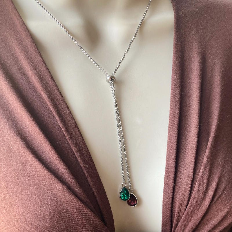 Y Drop Necklace - Etsy