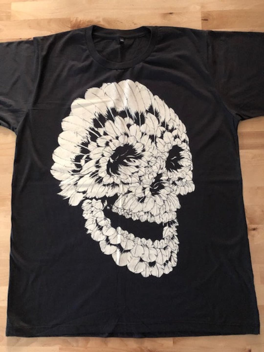 Skull Gothic Punk Rock Goth Metal T-shirt XL - Etsy