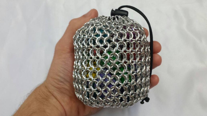 Chainmail Dice Bag Large - Etsy