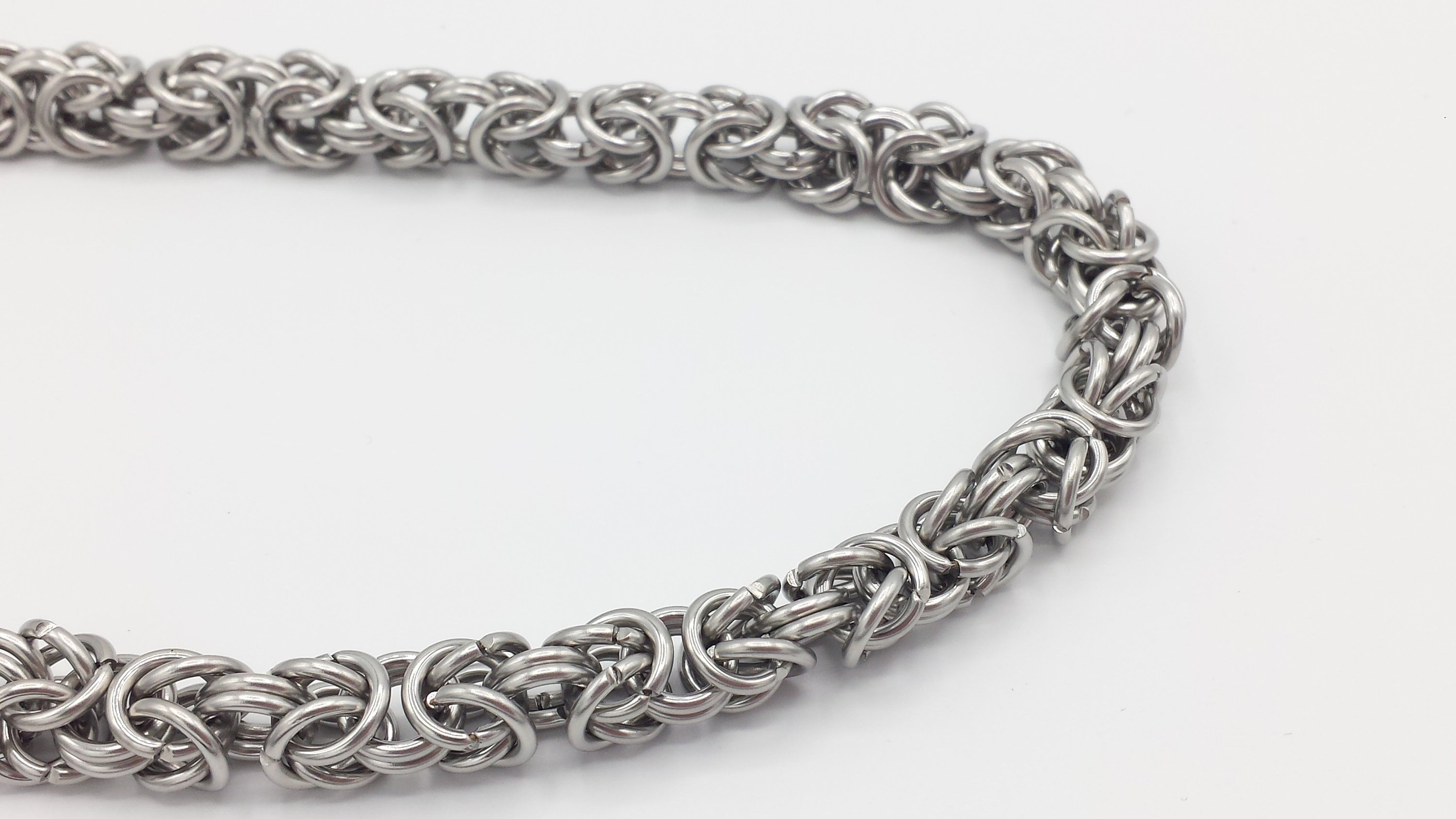 Stainless Steel Byzantine Weave Chainmail Wallet Chain - Etsy