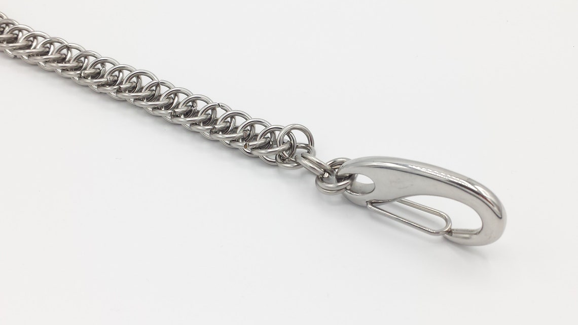Stainless Steel Half Persian Chainmail Wallet Chain - Etsy