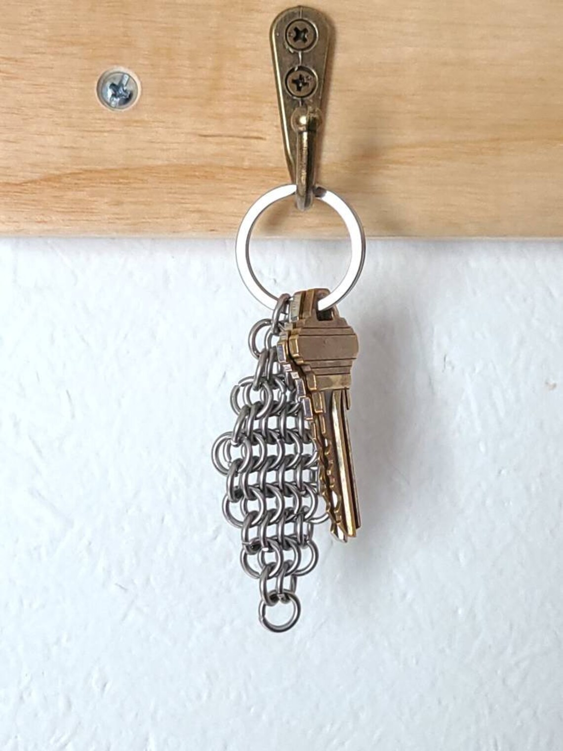 Chainmail Keychain or Fidget Toy: Stainless Steel Euro 4-1 - Etsy