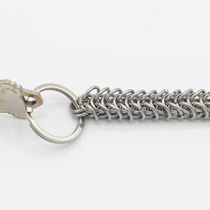 Chainmail Keychain: Stainless Steel Box Weave - Etsy