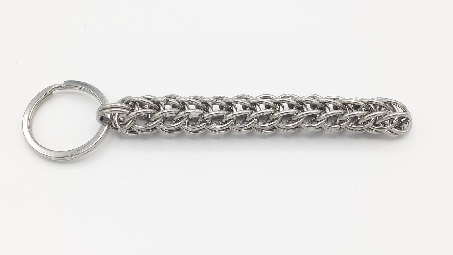 Chainmail Keychain: Stainless Steel Full Persian Weave - Etsy