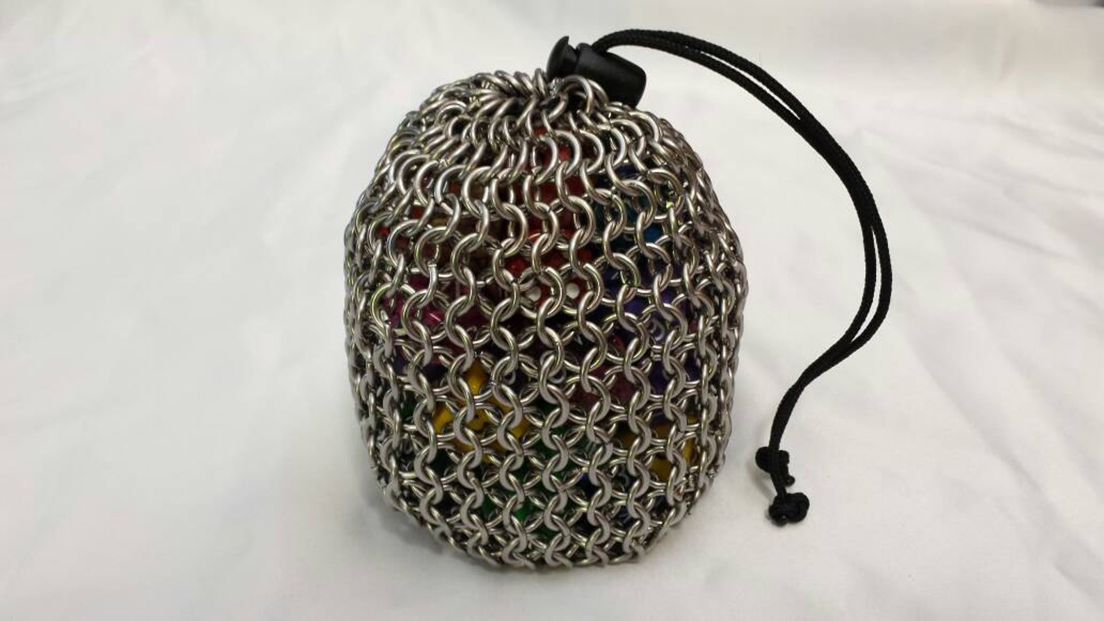 Stainless Steel Chainmail Dice Bag Large - Etsy