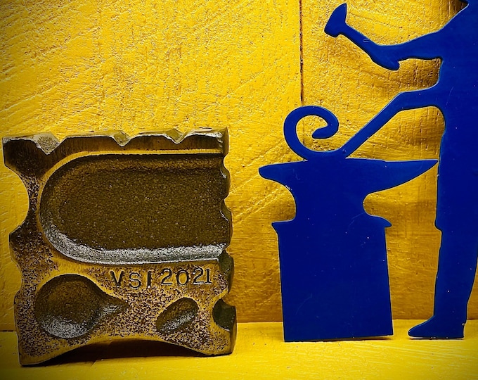 Swage Block, Blacksmith Anvil, Ladle Spoon Swage, Blacksmith Tool ...