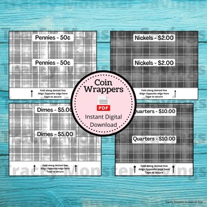 Coin Roll Wrappers for US Currency - Cute & Spooky | Assembly Required ...