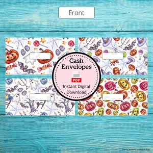 Cash Envelopes With Trackers on Back - Halloween | Assembly Required ...