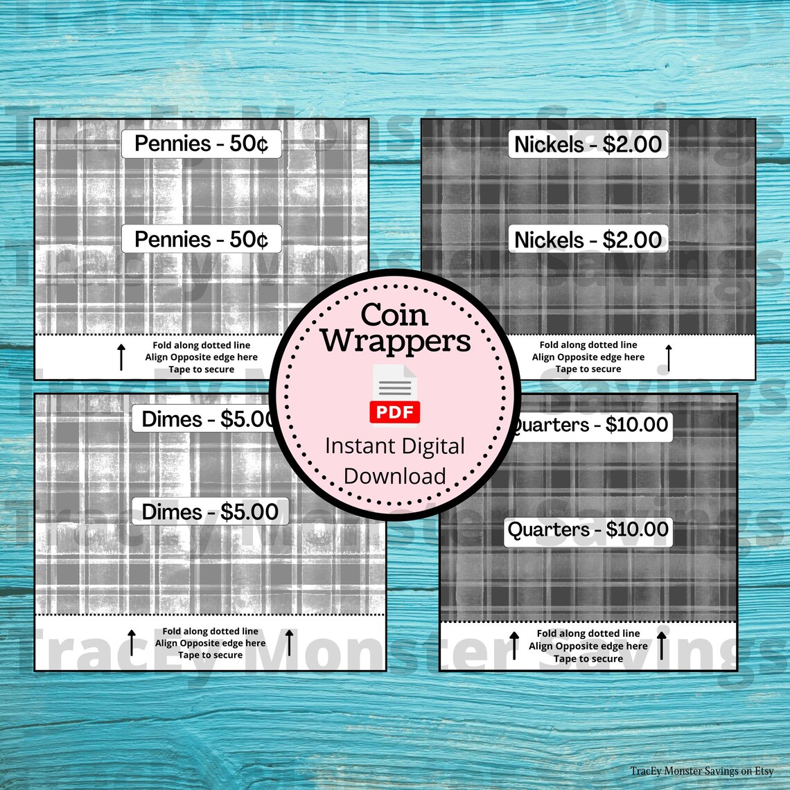 Coin Roll Wrappers for US Currency - Cute & Spooky | Assembly Required ...