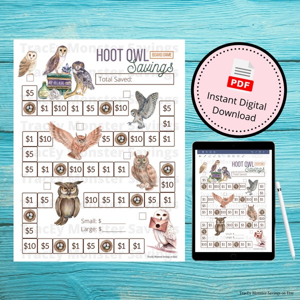 Savings Challenge Board Game - Etsy