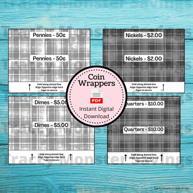 Coin Roll Wrappers for US Currency - Cute & Spooky | Assembly Required ...