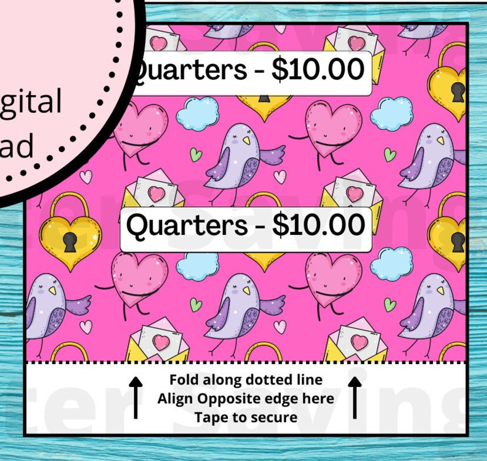 Coin Roll Wrappers for US Currency - Valentines | Assembly Required ...