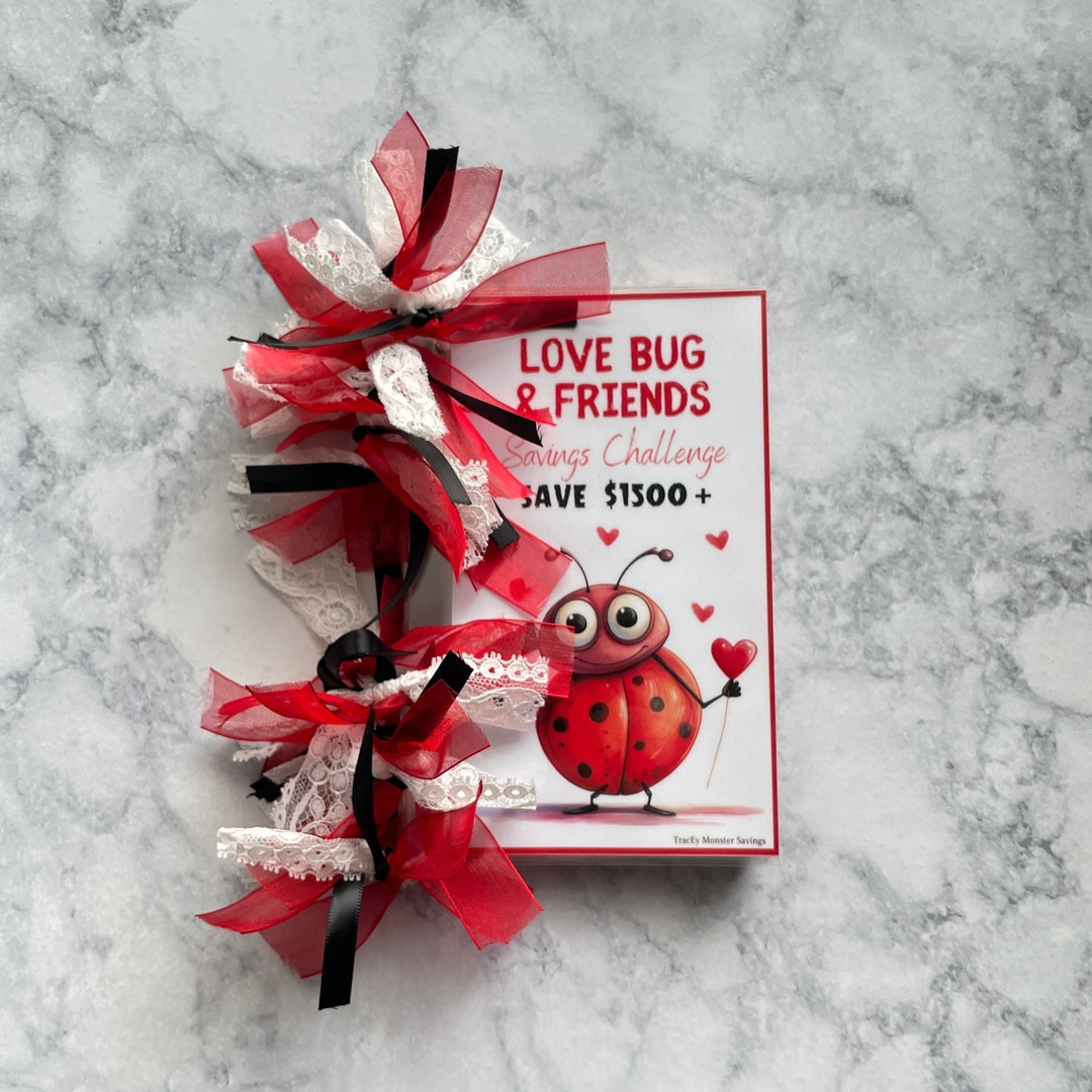 Love Bug & Friends Savings Challenge Tracker Album Booklet Binder ...