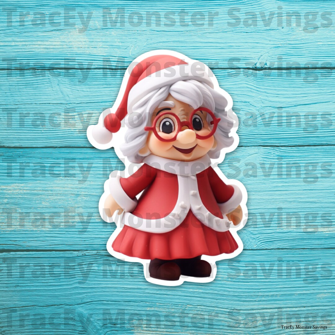 Mrs Claus Vinyl 3" Die Cut Matte Sticker | Brand NEW | Peel & Stick ...