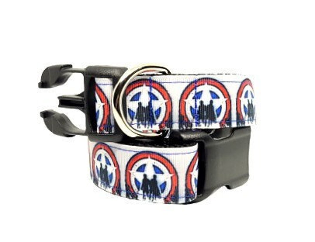EXCLUSIVE - the Falcon and Winter Soldier Dog Collar, Marvel Dog Collar ...