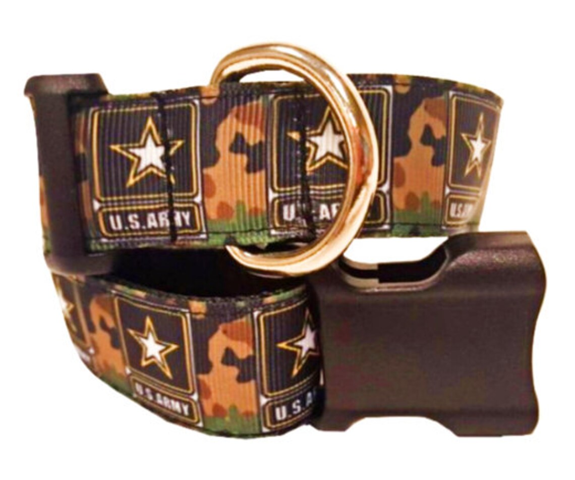 US Army Dog Collar Army Dog Collar Military Dog Collar US | Etsy