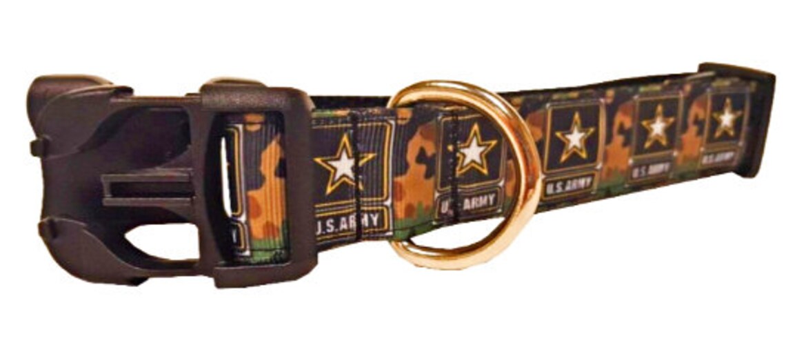 US Army Dog Collar Army Dog Collar Military Dog Collar US - Etsy