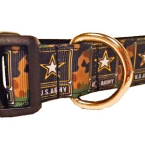 US Army Dog Collar, Army Dog Collar, Military Dog Collar, US Military ...