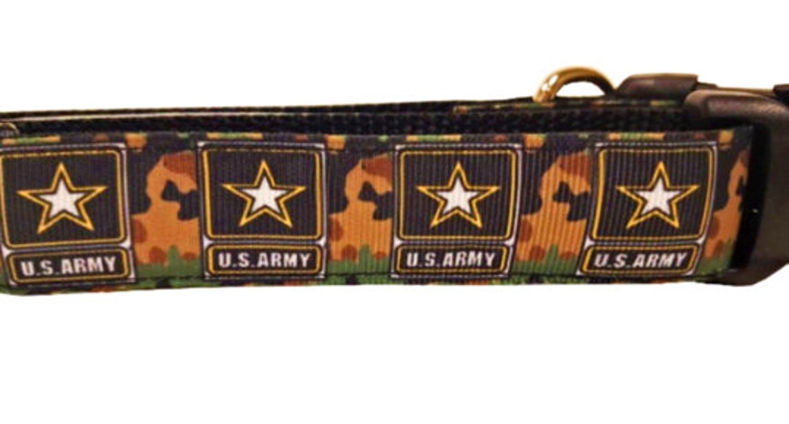 US Army Dog Collar Army Dog Collar Military Dog Collar US - Etsy