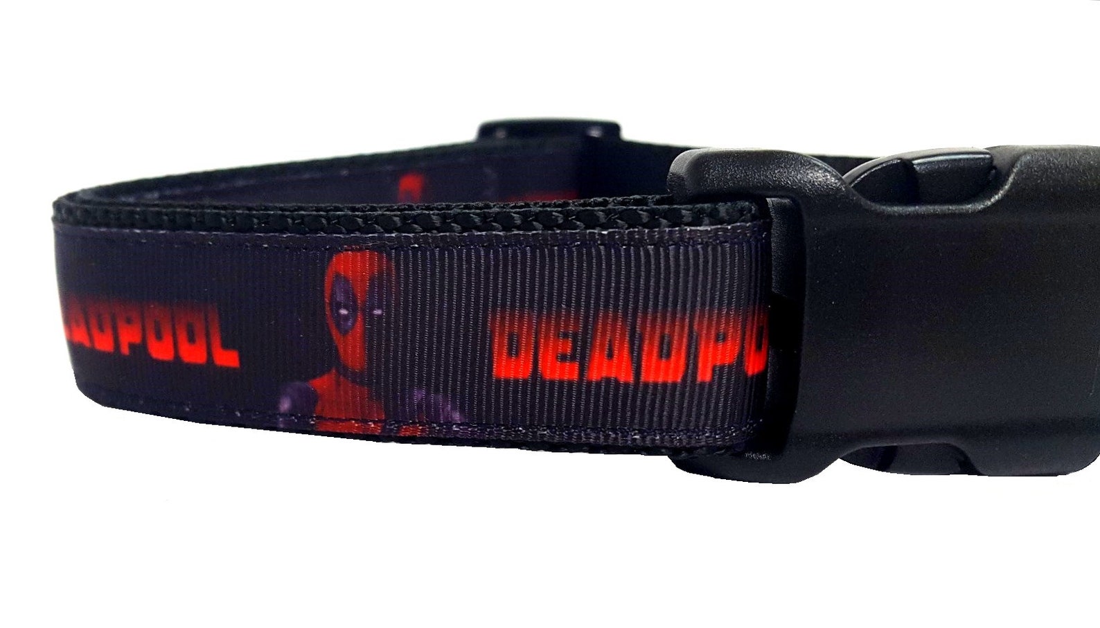 Deadpool Dog Collar Dog Collar Super Hero Dog Collar Marvel - Etsy