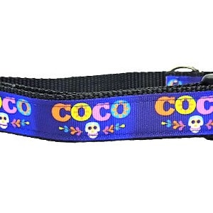 Disney Coco Dog Collar, Disney Dog Collar, Coco Dog Collar, Day of the ...