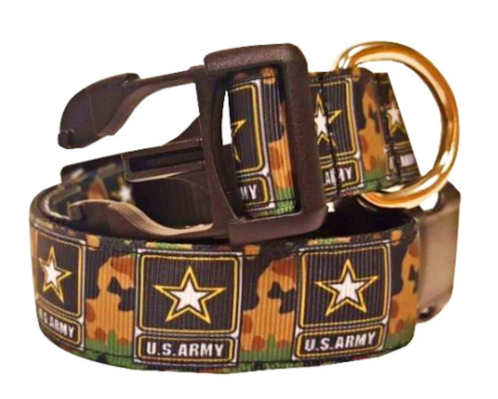 US Army Dog Collar Army Dog Collar Military Dog Collar US - Etsy