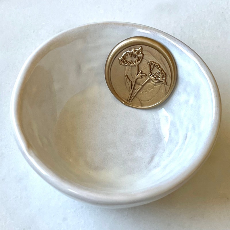 Wax Stamp Poppy - Etsy