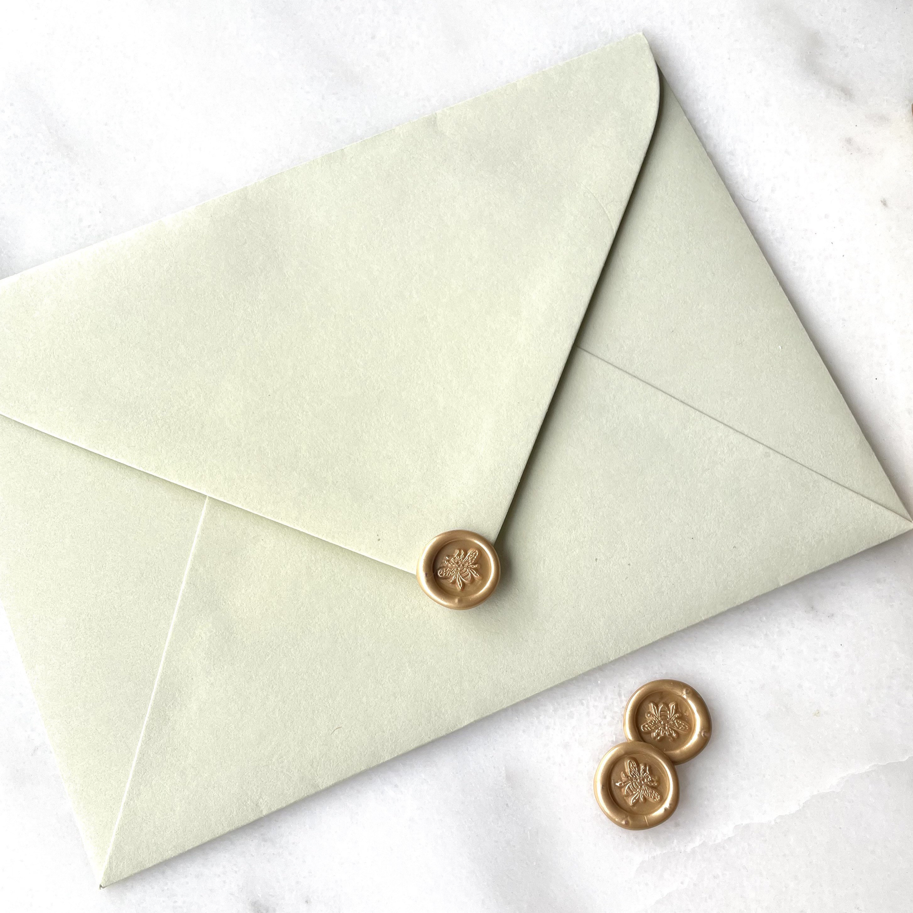Bumble Bee Seals / Adhesive Wax Seals / Wedding Invitation Seals / Peel ...