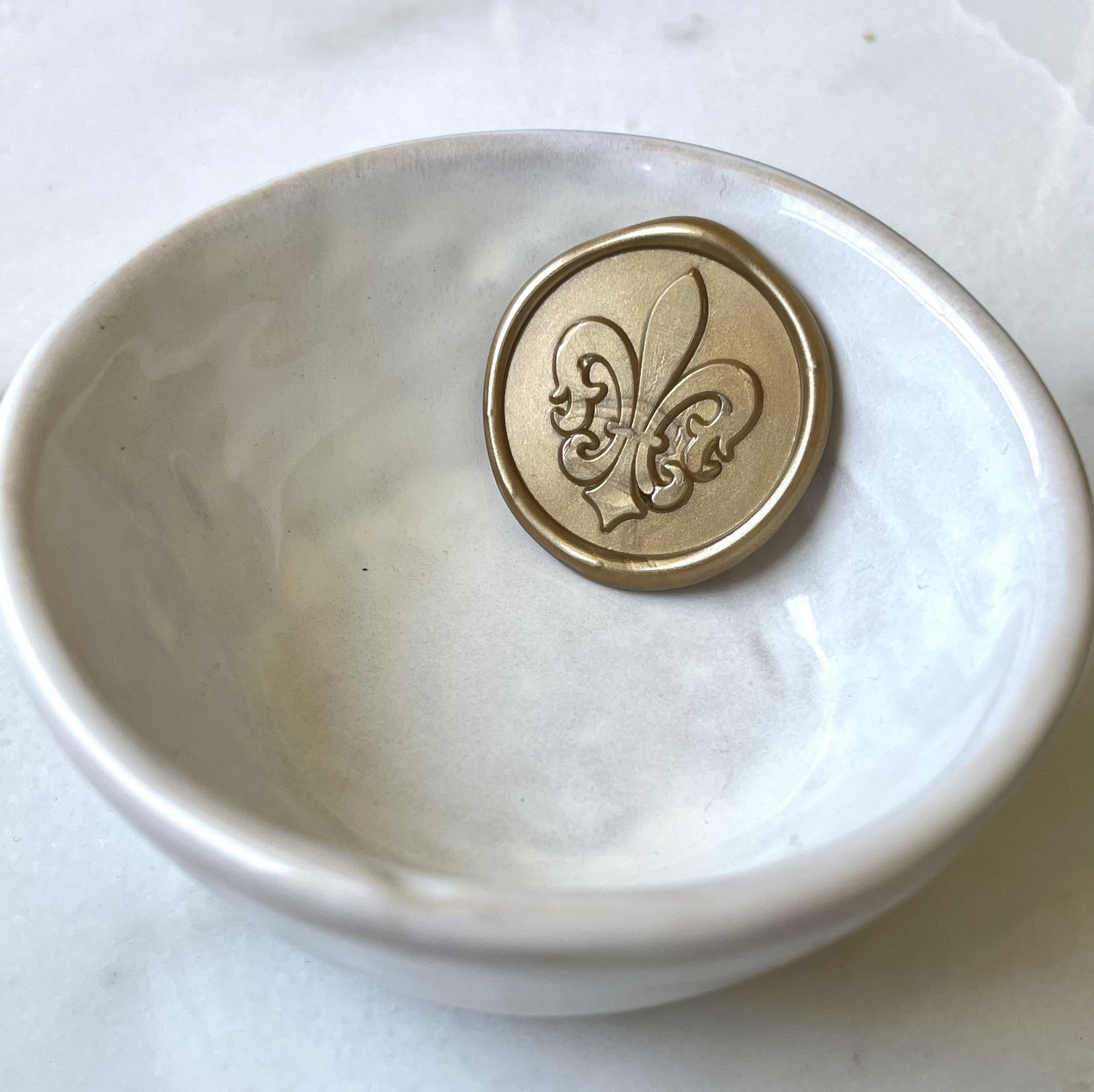 Fleur De Lis Wax Seal/ Adhesive Wax Seals / Iris Wax Seals / Wedding ...