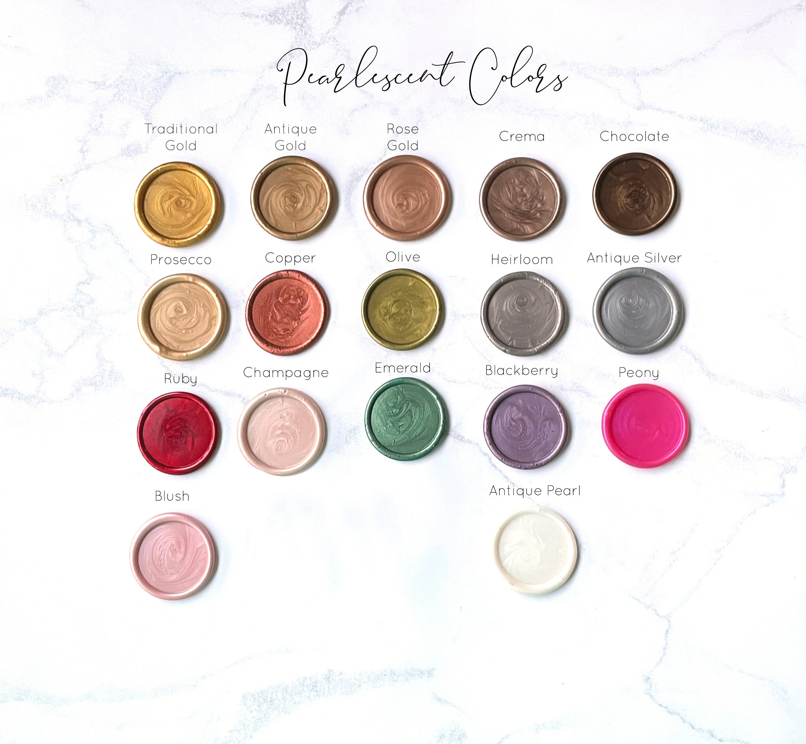 Seashell Wax Seal / Adhesive Wax Seals / Wedding Invitation | Etsy