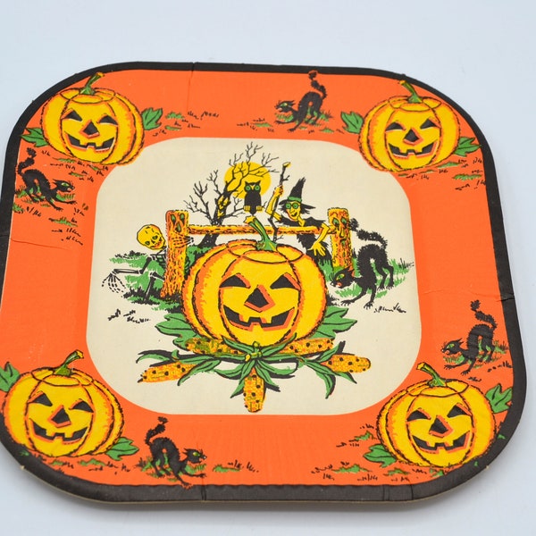 Halloween Plate - Etsy