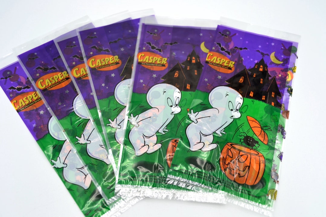 9 Vintage Casper Halloween Treat Bags - Trick or Treat Candy Party ...