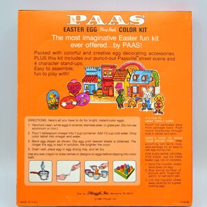 Vintage Paas Easter Egg Color Decorating Kit - 1980 NOS - Etsy