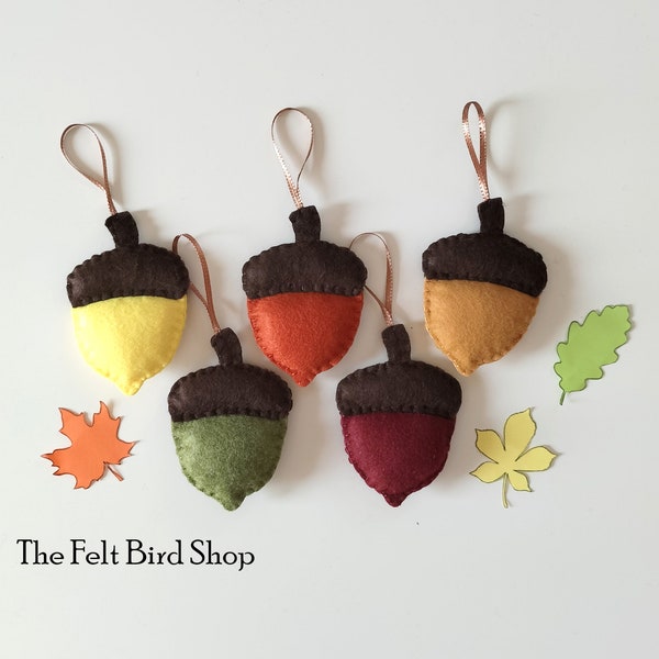 Felt Acorn - Etsy