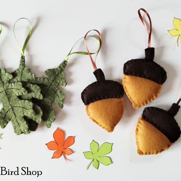 Felt Acorn - Etsy