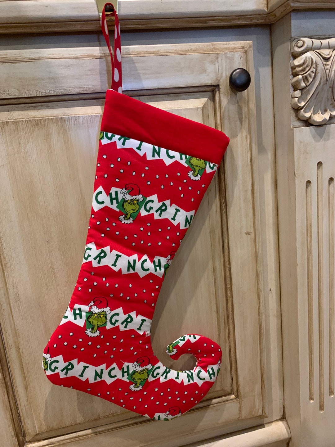 Grinch Christmas Stockings - Etsy