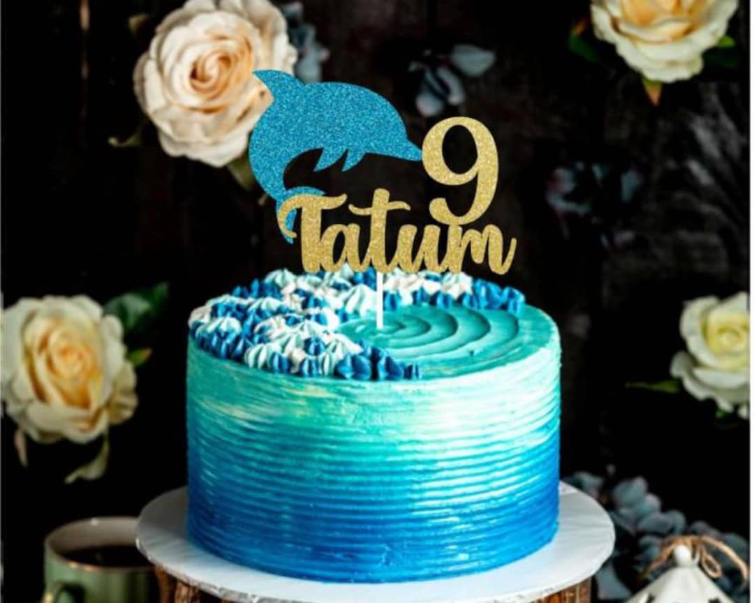Dolphin Cake Topper, Dolphin Topper, Custom Dolphin Cake Topper ...