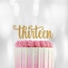 13th Birthday Cake Topper, Happy Birthday Cake Topper, 13th Cake Topper ...