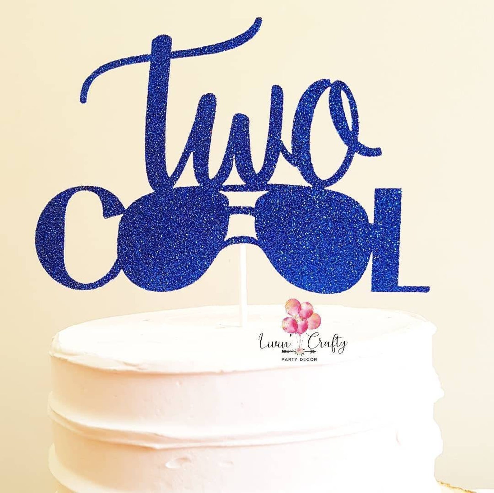 Two Cool Cake Topper Two Cake Topper Two Cool Birthday Two - Etsy