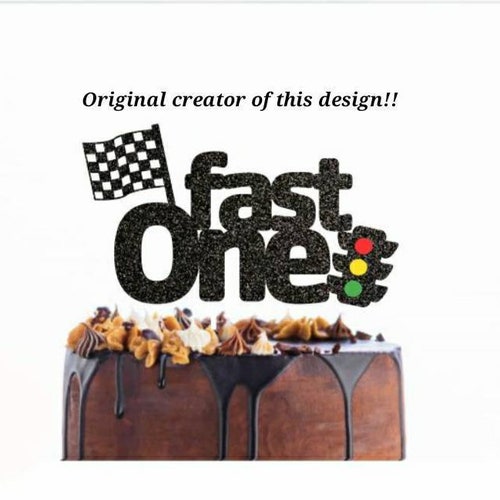 Fast One Cake Topper Fast One Birthday Fast One Party Decor - Etsy