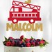 Fire Truck Cake Topper, Fire Truck Topper Custom Fire Truck Cake Topper ...