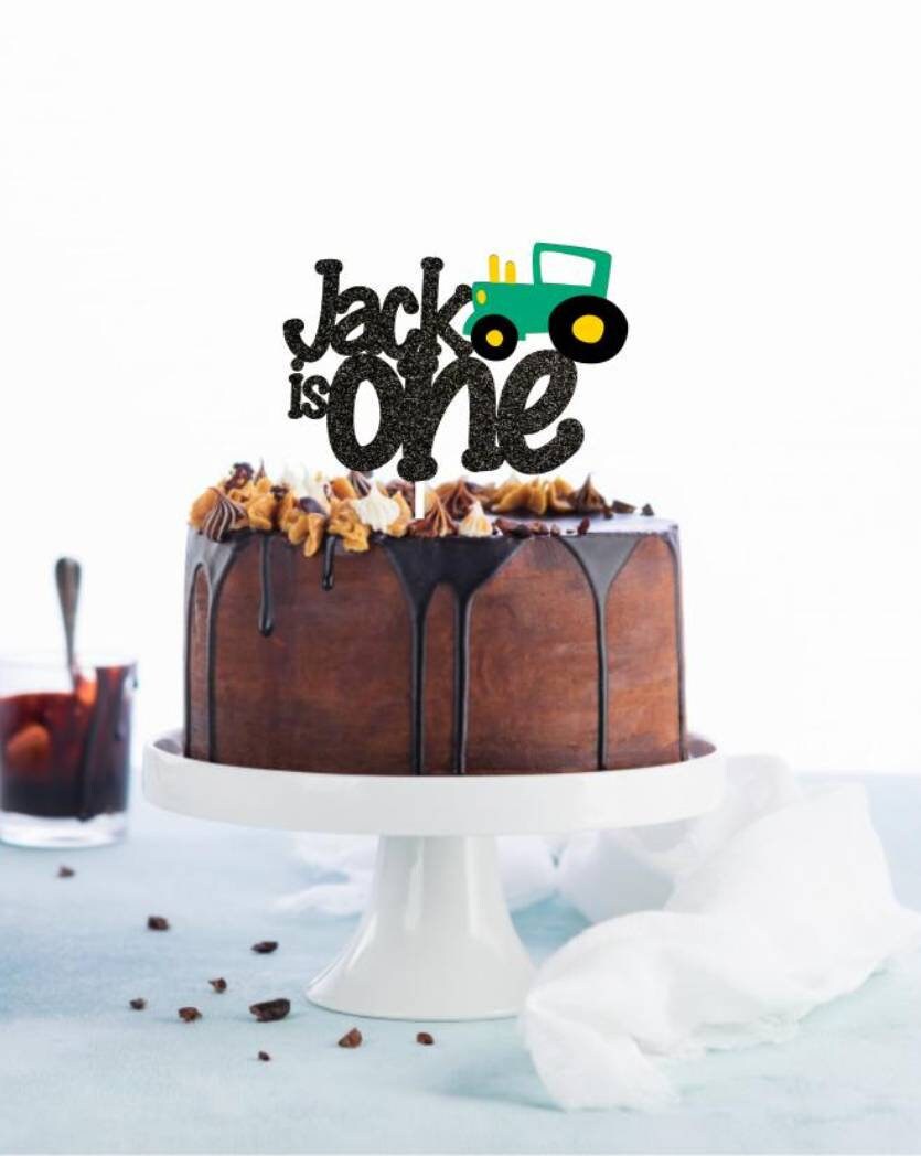Tractor Cake Topper Tractor Topper Custom Tractor Cake | Etsy